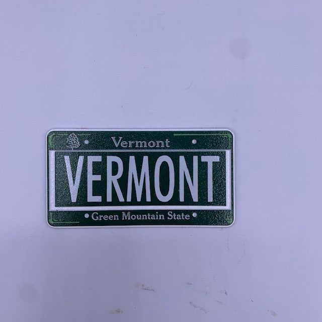 Vermont License Plate Magnet • Weston Village Store